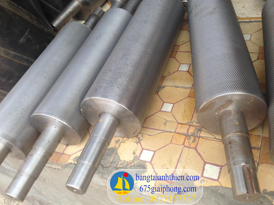 con lăn, ru lô nhám, ru lô khía rãnh