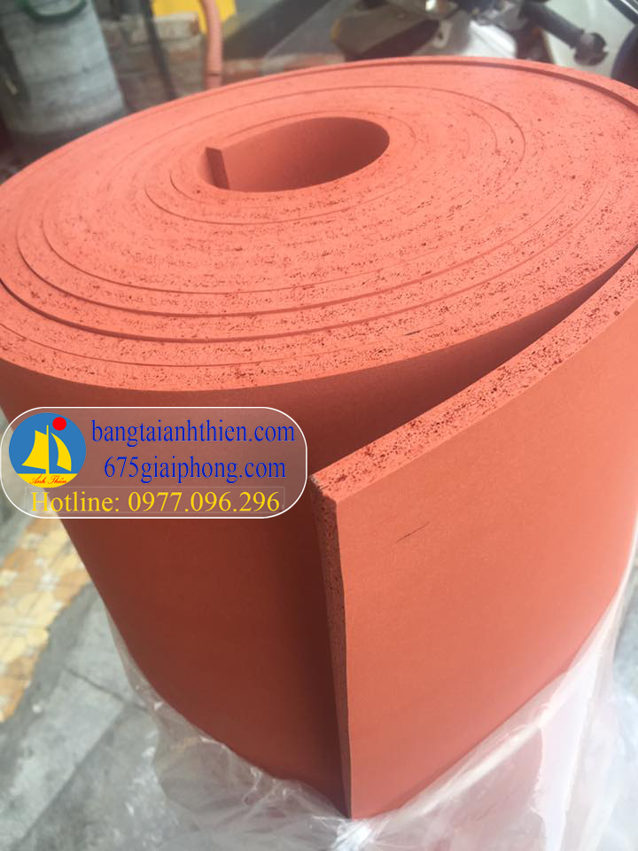 Silicone đỏ chịu nhiệt cao dày 15mm tại 707 giải phóng hn